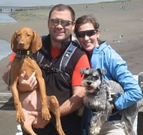 Robyn and Angus & Hampton from San Francisco - DogTime