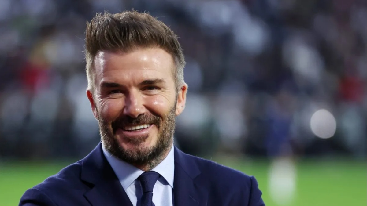 David Beckham Shows Off His Dog Simba on Social Media