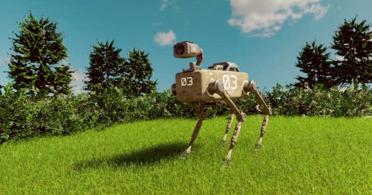 Robot Guide Dog for the Visually Impaired in Development