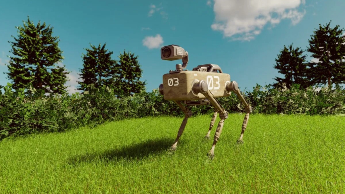 Robot Guide Dog for the Visually Impaired in Development