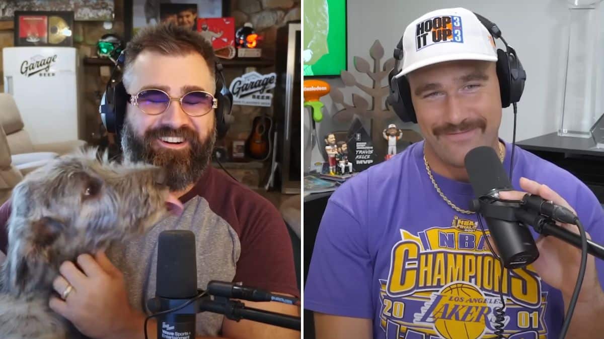 Travis Kelce Said This About Brother Jason's New 'Aggressive' Puppy