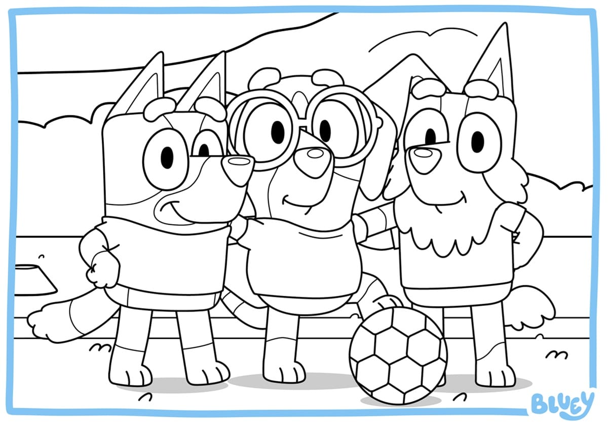 Best Bluey Coloring Pages and Books - DogTime