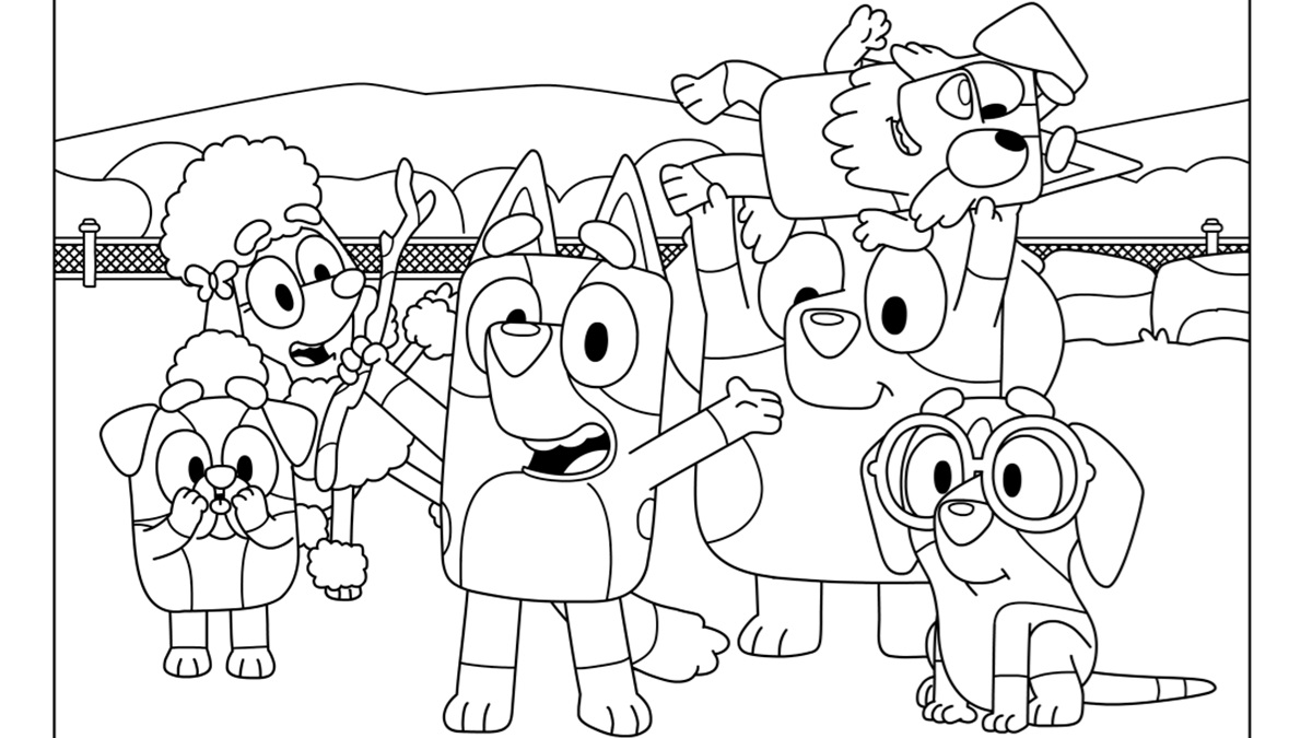 Best Bluey Coloring Pages and Books - DogTime