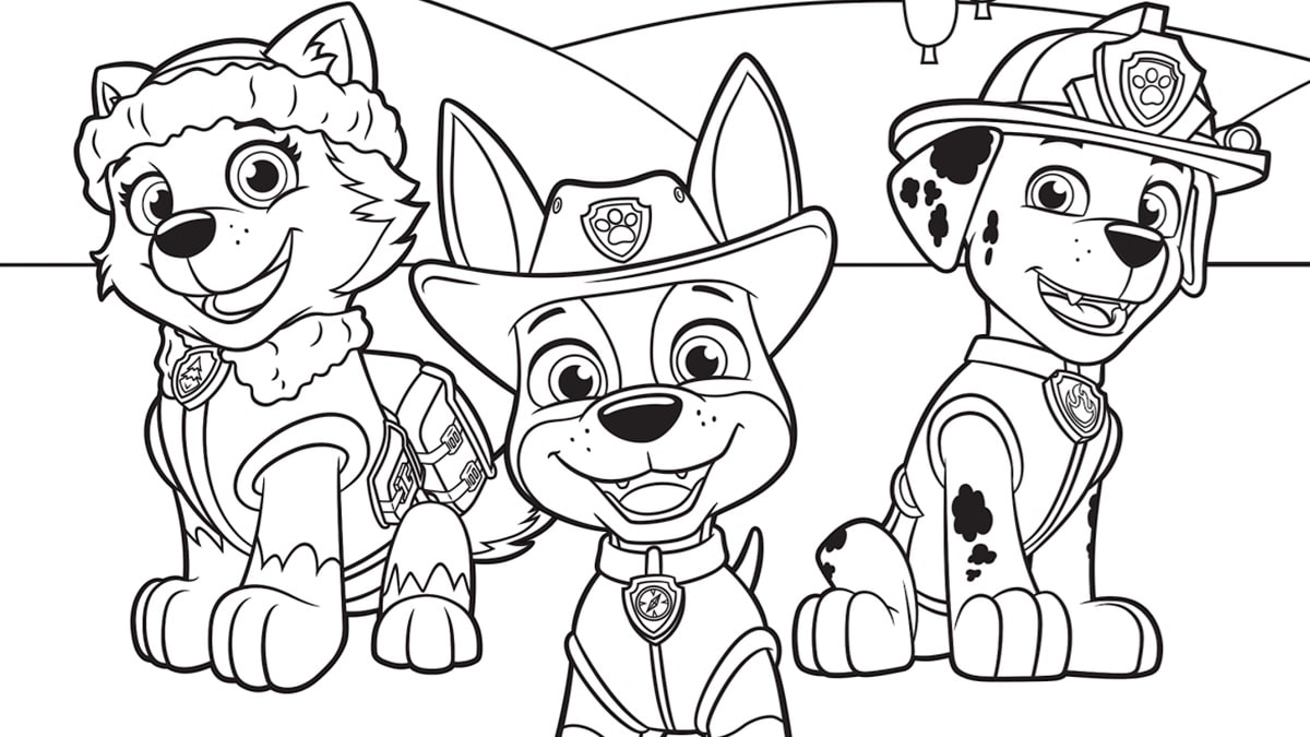 Best PAW Patrol Coloring Pages - DogTime